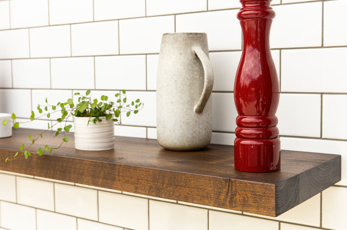 Alder Solid Hardwood SMOOTH Floating Shelf – Notable Wood
