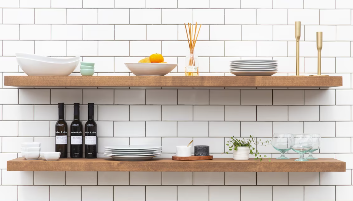Alder Solid Hardwood SMOOTH Floating Shelf – Notable Wood